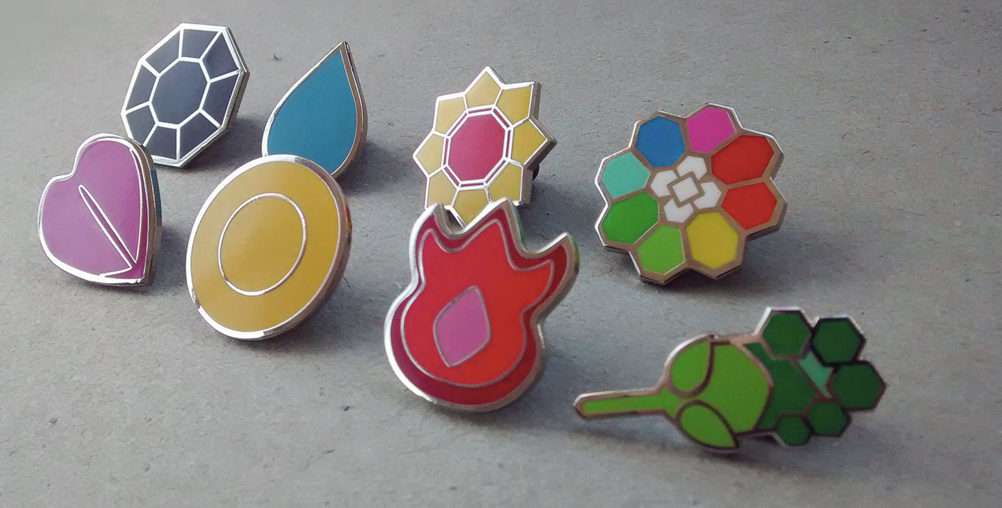 Pokemon Badges by Sanshee | Looks Like Good Design