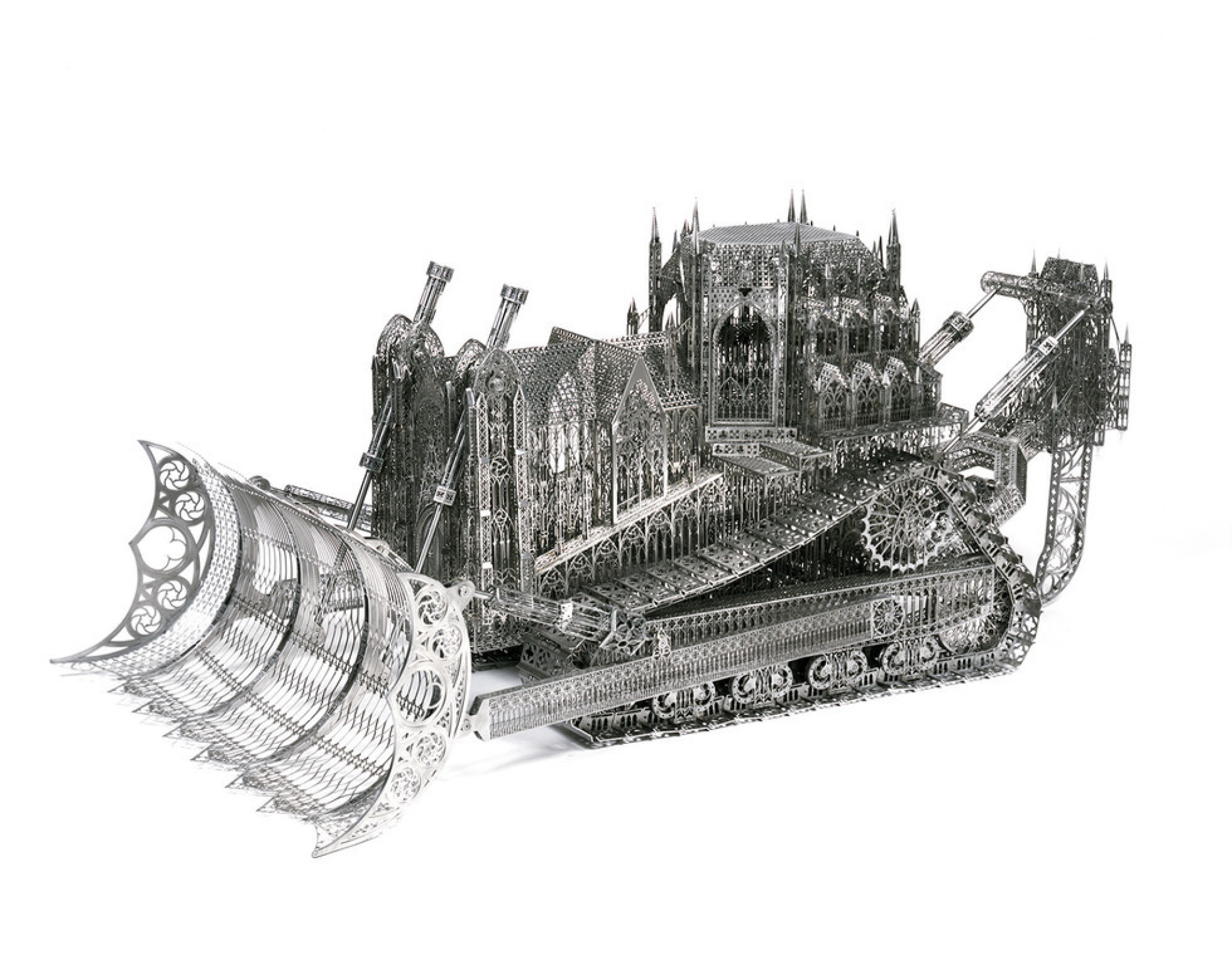 Gothic Inspired Machinery Sculptures by Wim Delvoye | Looks Like Good ...