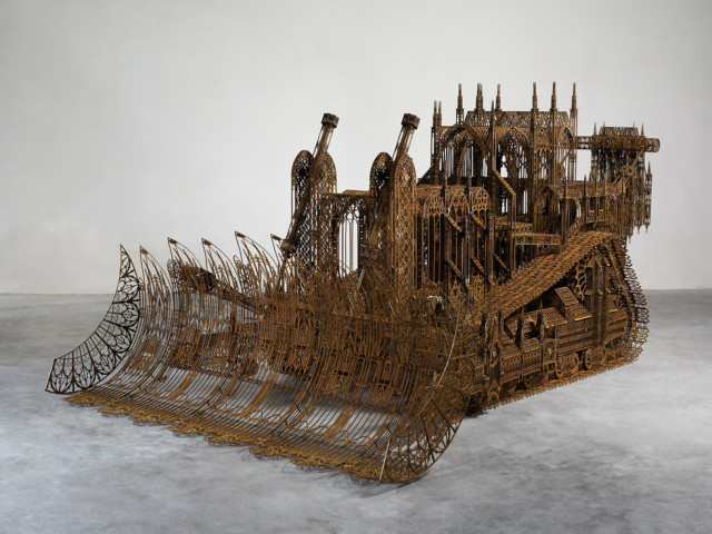 Gothic Inspired Machinery Sculptures by Wim Delvoye | Looks Like Good ...