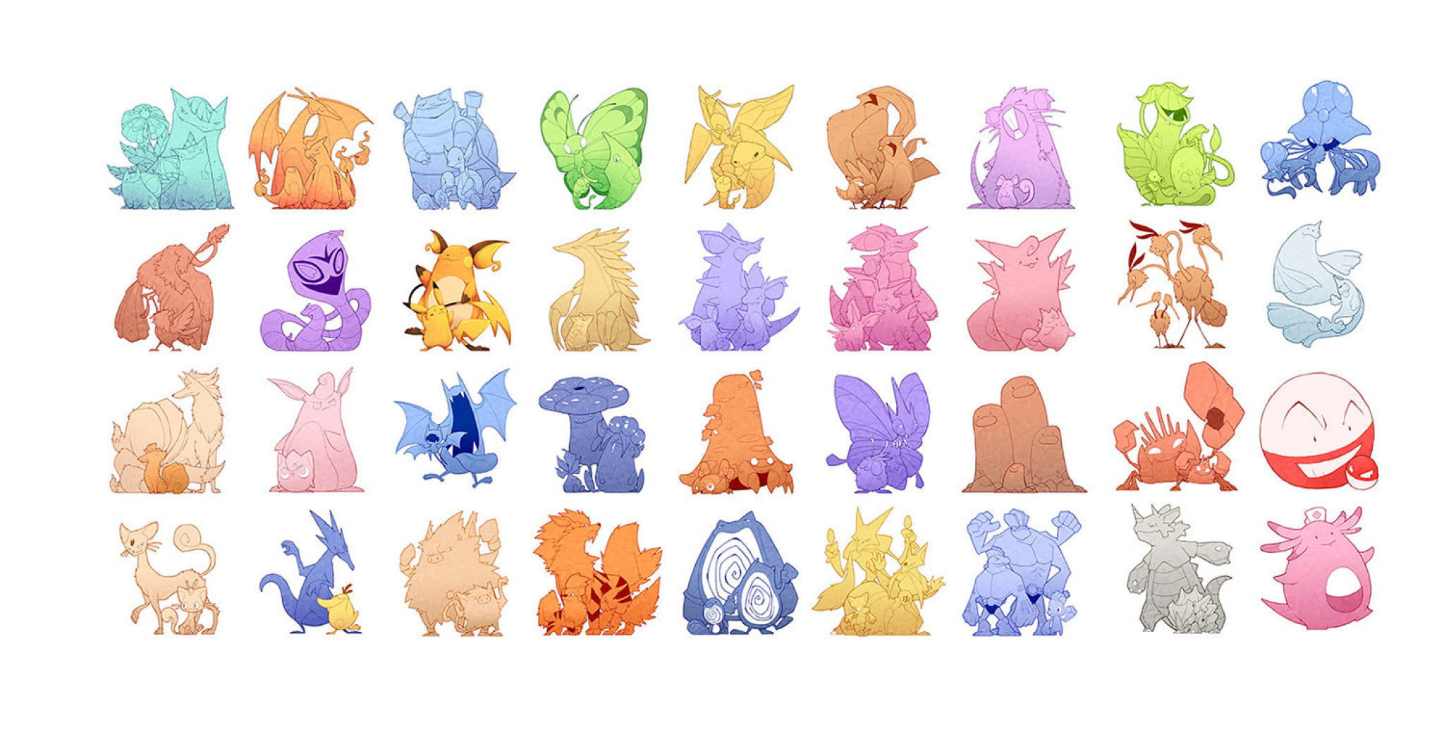 Daily Pokemon Illustrations by Toby Allen | Looks Like Good Design