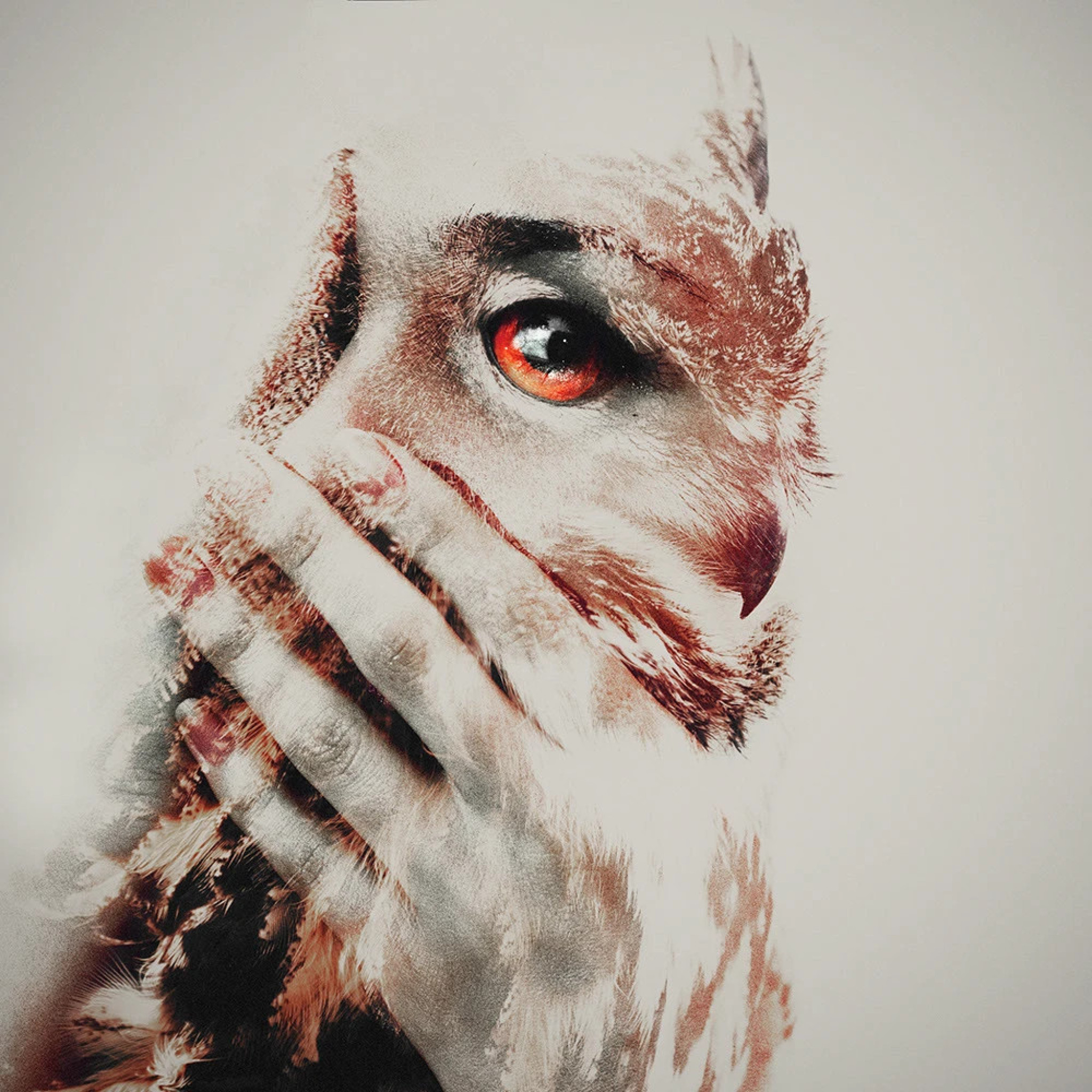Double Exposure Portraits by Dan Mountford | Looks Like Good Design