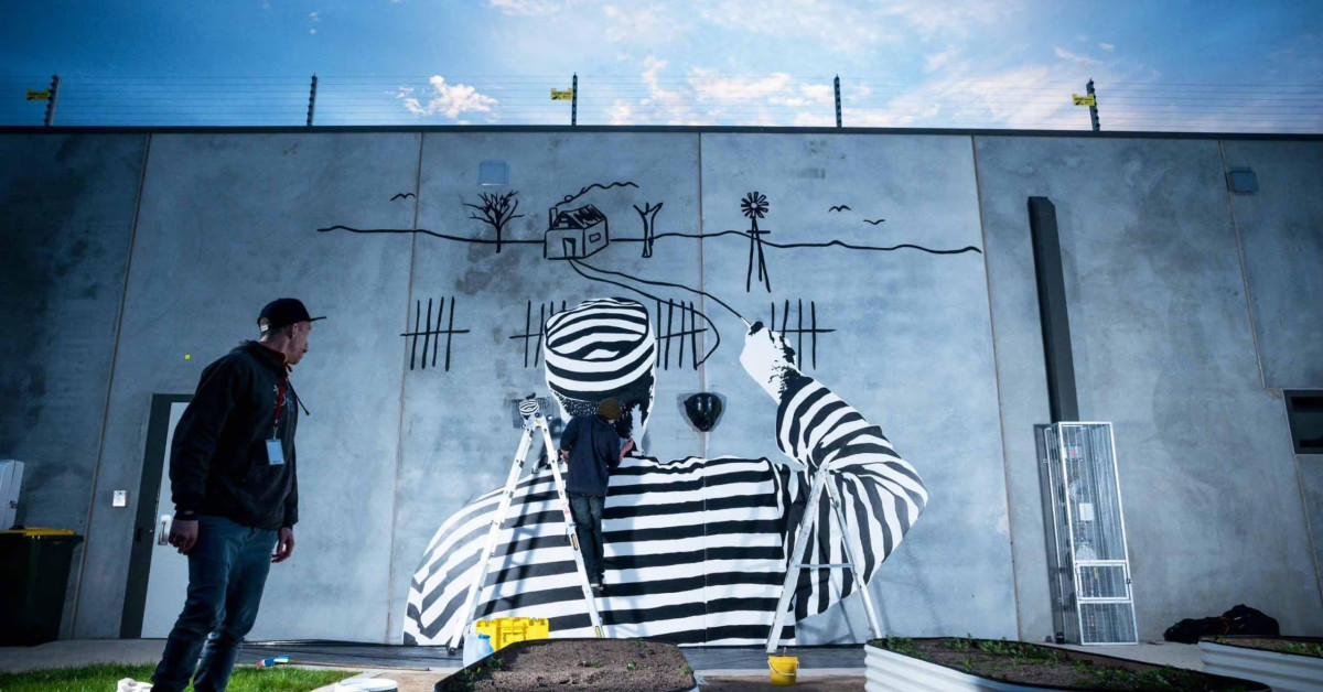 Karreenga Prison Murals for Corrections Victoria by Sonsie Studios ...