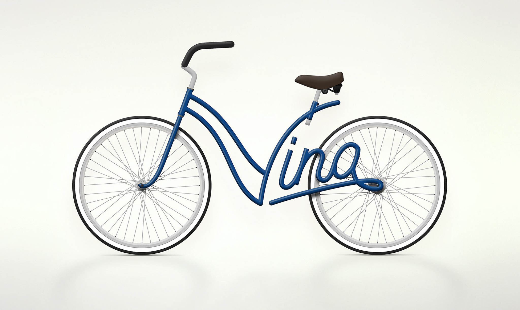 Write a Bike Typography by Juri Zaech | Looks Like Good Design