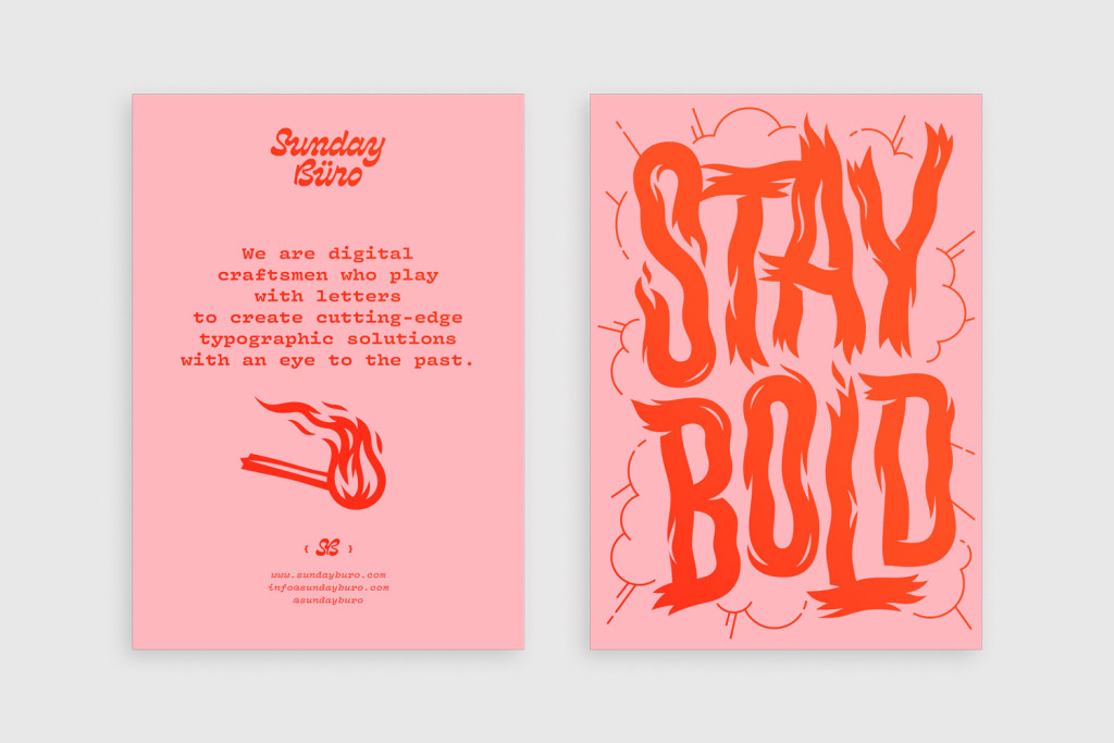 Stay Bold by Sunday Büro | Looks Like Good Design